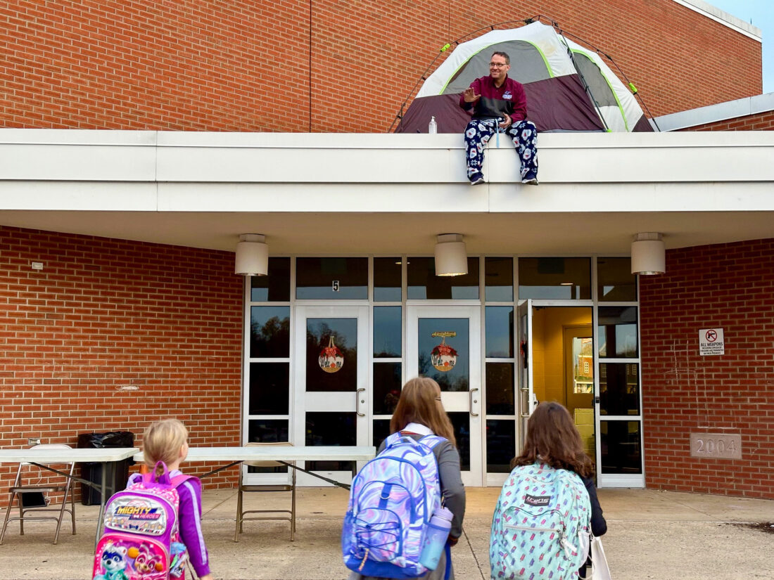 Schick principal sleeps on top of roof after students raise more than ...